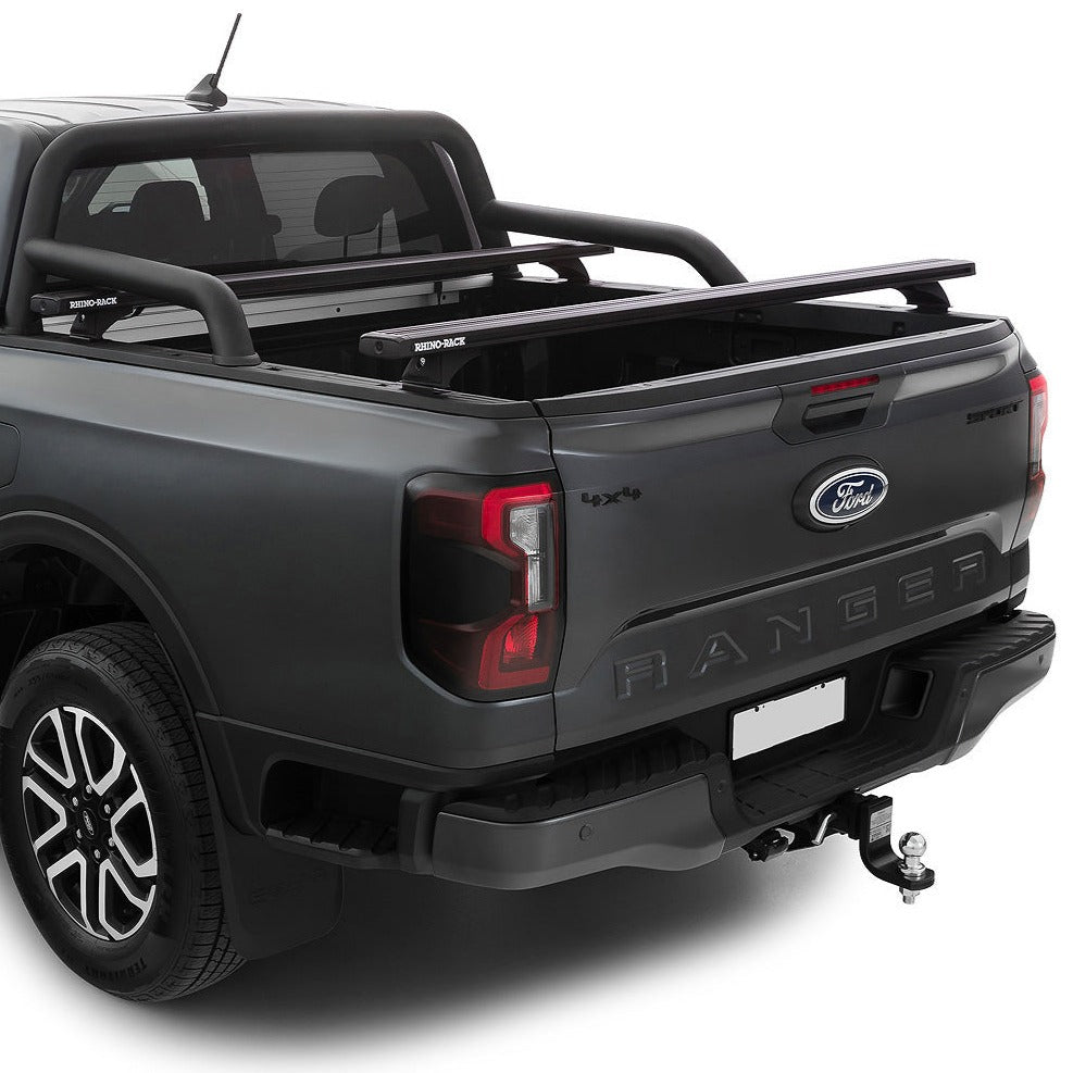 Rhino-Rack Heavy Duty Black Roof Rack – Ford Ranger 2022, 2023, 2024 ...