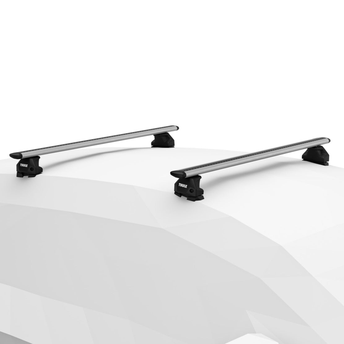 Toyota RAV-4 2019-ON (w/ flush rail) - Thule WingBar Evo Roof Rack Sil ...
